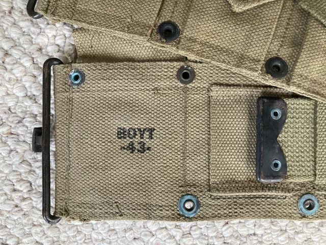 WW2 USMC MARINE US M1 Garand Cartridge Belt Boyt 1943 Original £260.71 ...