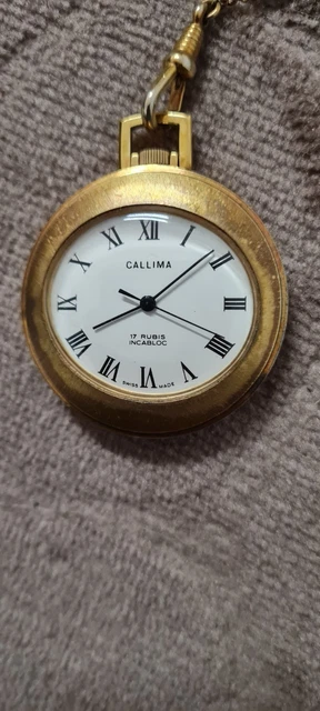 CALLIMA 17 RUBIS İncabloc Taschenuhr EUR 25,00 - PicClick DE