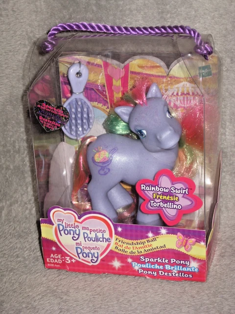 HASBRO MLP G3 My Little Pony MLP ~ Friendship Ball Rainbow Swirl 12A11 ...