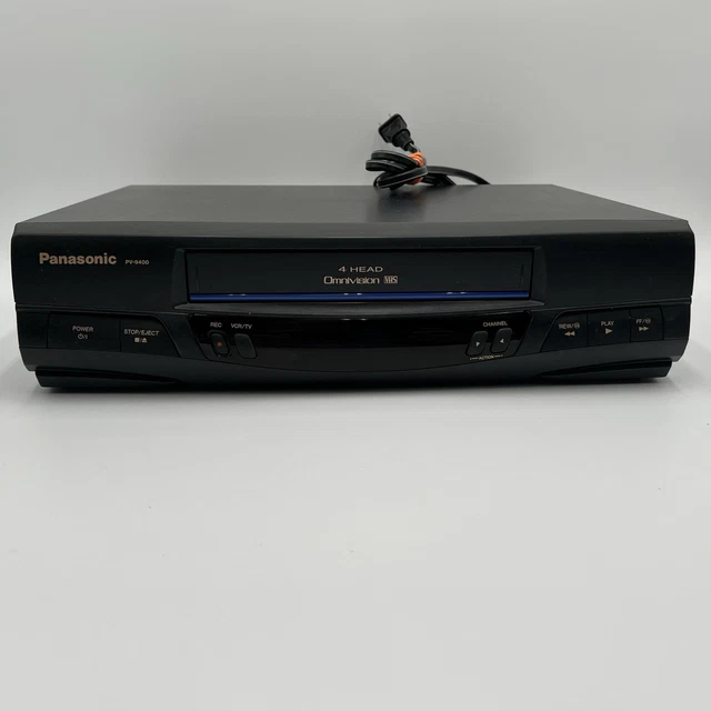 PANASONIC BLUE LINE Omnivision PV9400 4 Head HiFi Stereo VHS/VCR Player ...