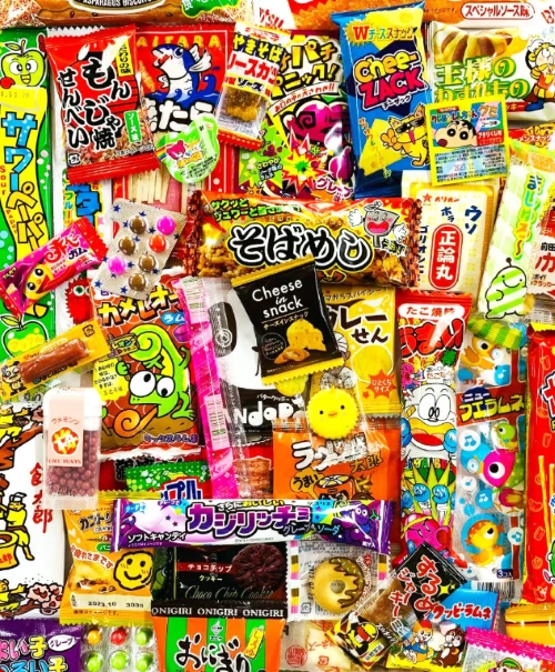 JAPANESE POPULAR CANDY DAGASHI snacks chocolate foods random 50pcs ...