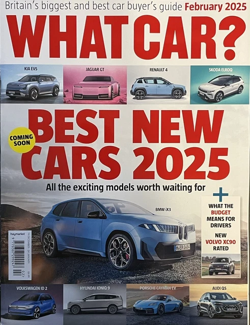 WHAT CAR MAGAZINE Issue February 2025 £11.99 - PicClick UK