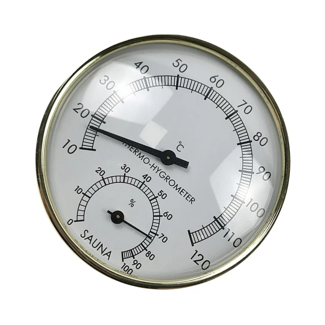 HUMIDITY TEMPERATURE METER Analog Hygrothermograph Barn Thermometer ...