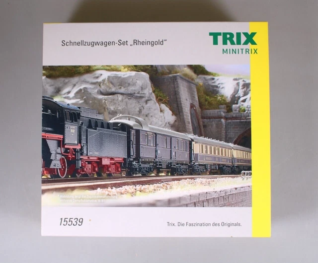 TRIX MINITRIX 15539 Schnellzugwagen-Set-Rheingold EUR 285,00 - PicClick DE