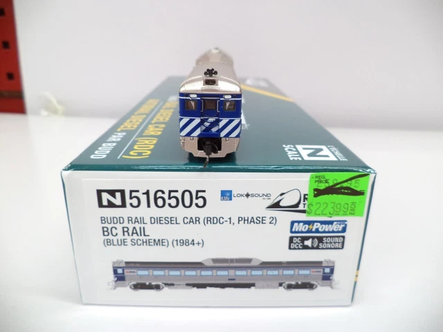RAPIDO 516505 N-SCALE Budd RDC-1, BC Rail, DCC sound (lot ts) $59.05 ...
