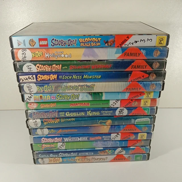 SCOOBY-DOO DVD EX Rental Bundle Lot x 14 Movie Collection Region 4 PAL ...