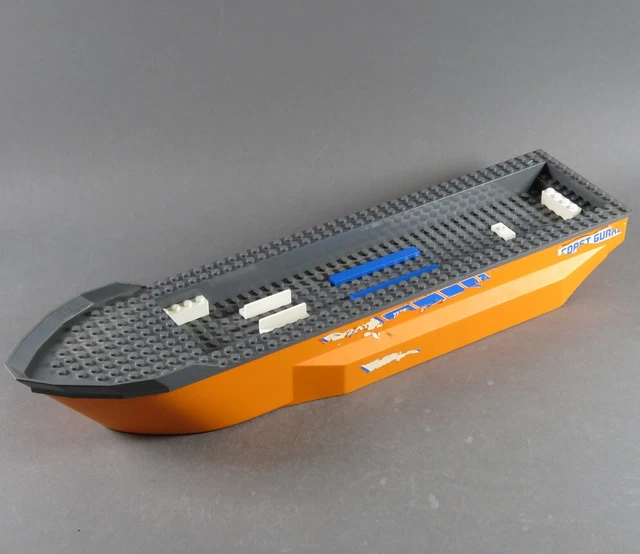 LEGO® SCHIFFSRUMPF 7739 Coast Guard 48x12 orange Boot Küstenwache ...