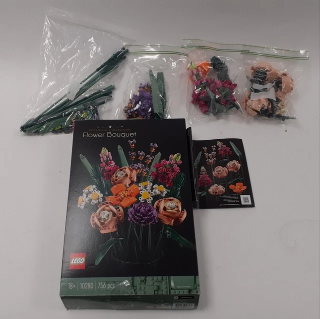LEGO SET 10280 Botanical Collection Flower Bouquet - Has Been Opened ...