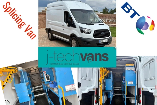 FORD TRANSIT T350 L2H3 Van ***Workshop / Utility / Splicing / Fibre BT ...