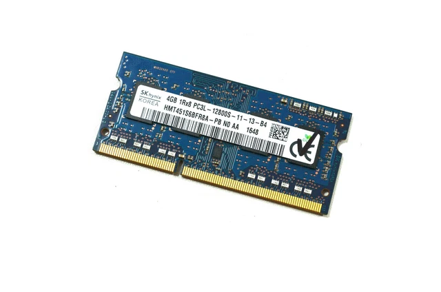 SK HYNIX HMT451S6BFR8A-PB 4GB 1Rx8 SODIMM PC3L-12800S DDR3 Laptop RAM EUR 16,90 - PicClick DE