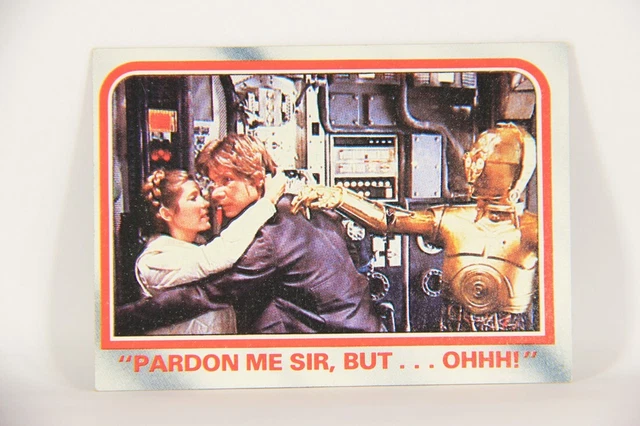 STAR WARS EMPIRE Strikes Back 1980 Card #67 Pardon Me Sir But Ohhh ENG ...
