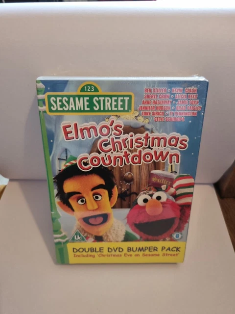 ELMO'S CHRISTMAS COUNTDOWN / A Christmas Eve On Sesame Street Double ...