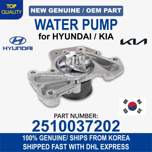 GENUINE OEM HYUNDAI Kia Water Pump Assy Coolant Tiburon Sonata Tucson ...