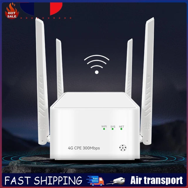 4G CPE ROUTER WiFi Modem 32 Users LTE/PPPOE Gigabit Router 300Mbps Home ...