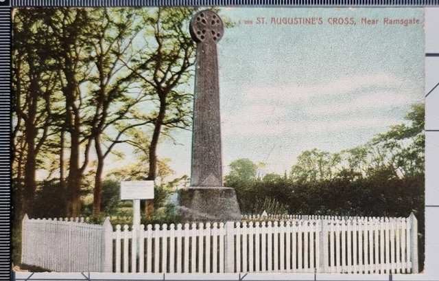 ANCIENNE CARTE POSTALE 1914 Ramsgate St. Augustine's Cross EUR 15,82 ...