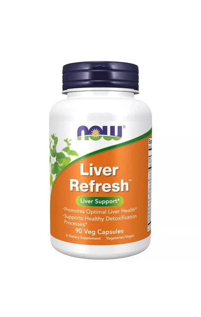 NOW FOODS LIVER Refresh 90 Veg Capsules, Promotes Liver Health and ...