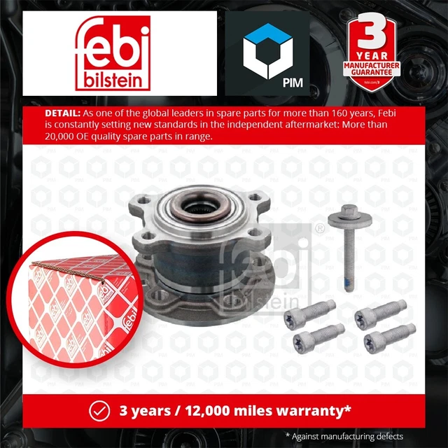 WHEEL BEARING KIT Rear 102788 Febi 30760189 30760189SK1 31360026 ...