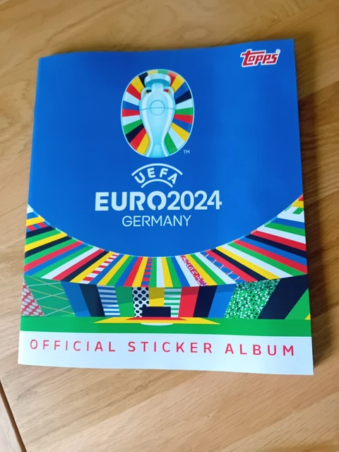 TOPPS OFFICIAL STICKER ALBUM UEFA EURO 2024 GERMANY BRAND NEW Plus ...