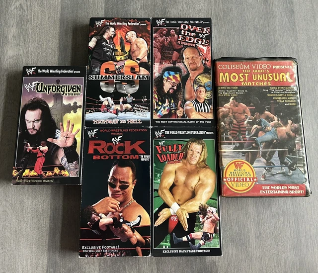 WWF/WWE WRESTLING VHS 6 Tape lot $62.00 - PicClick CA