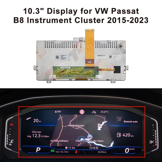 DISPLAY FÜR VW Passat B8 Tiguan MK2 Arteon Skoda Octavia MK3 ...