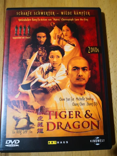 TIGER & DRAGON Doppel DVD von Ang Lee mit Chow Yun Fat, Michelle Yeoh EUR 2,00 - PicClick IT