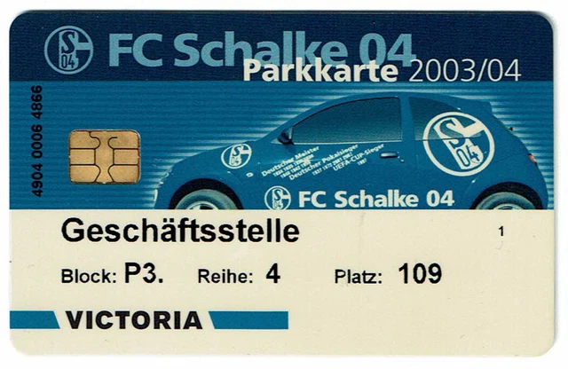 KNAPPENKARTE PARKKARTE 2003/04, Absolute Rarität! EUR 66,90 - PicClick DE