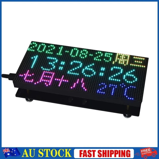 RGB FULL-COLOR LED Panel Screen Display 64x32 Pixel Useful for Raspberry Arduino $53.99 ...