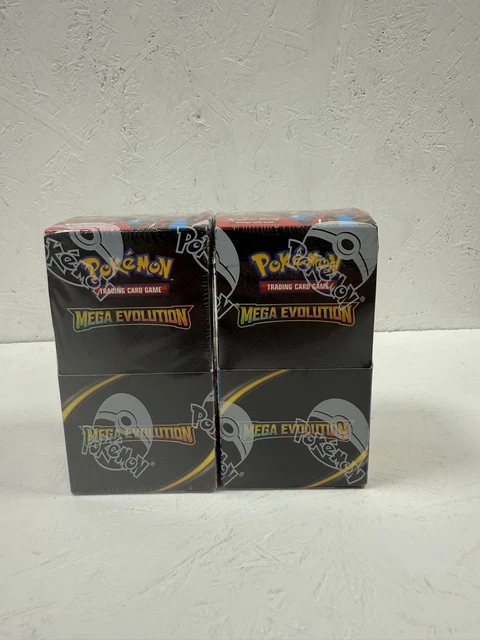 POKEMON TCG MEGA Evolution Half Booster Box X2 36 Packs New & Sealed ...