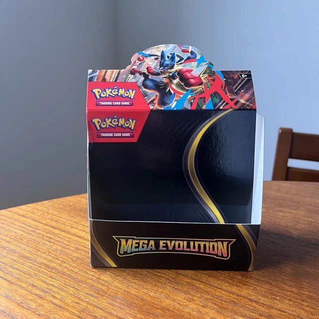 MEGA EVOLUTION EMPTY Booster Box Pokemon TCG Collector Display Box No ...
