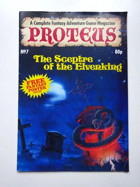 PROTEUS FANTASY ADVENTURE Game Magazine - RARE ISSUE 7 £29.99 - PicClick UK