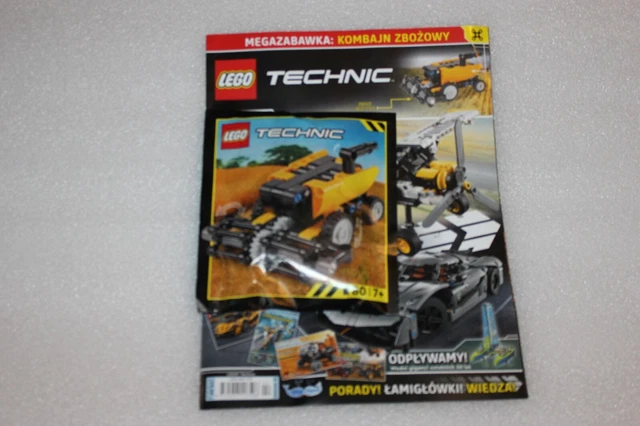 LEGO TECHNIC 2/2025 Magazine COMICS + Combine Harvester NEW SEALED EUR ...