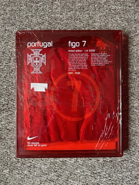 FIGO PORTUGAL PLAYER ISSUE T90 LIMITED EDITION Shirt trikot Jersey Nike ...