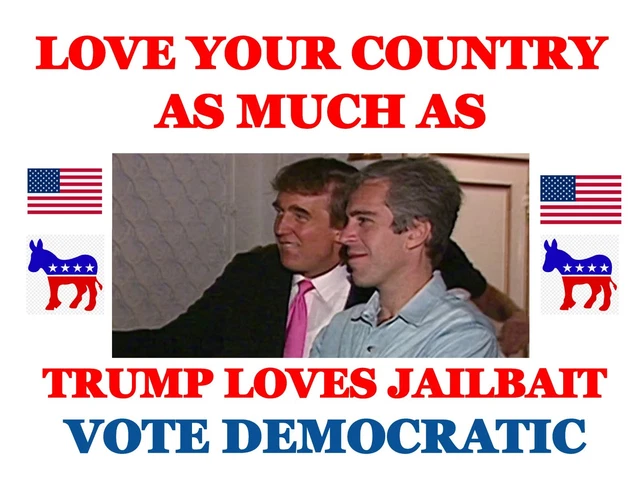 RELEASE THE EPSTEIN Files - Anti-Trump 2025 18x24 Yard Sign w/ stake ...