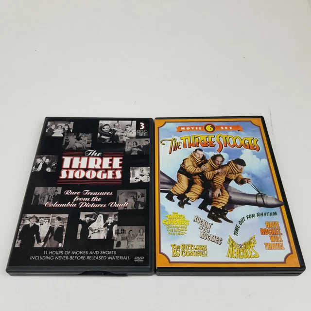 THE THREE STOOGES DVD Lot of 2 Rare Treasures Columbia Pictures Vault ...