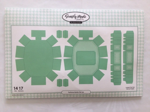 SIMPLY MADE CRAFTS By Helen Griffin Perfume Bottle Die Set 14 Dies 17 ...