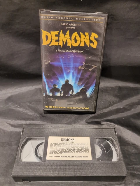 DEMONS (VHS, 1985, Widescreen) clamshell case horror film. $31.99 ...