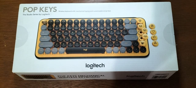 LOGITECH G POP Keys Wireless Mechanical Keyboard with Emoji Keys, Blast ...