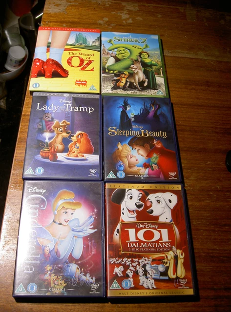 CLASSIC CHILDRENS FILMS Dvd Bundle Disney Shrek Wizard Of Oz £8.99 ...