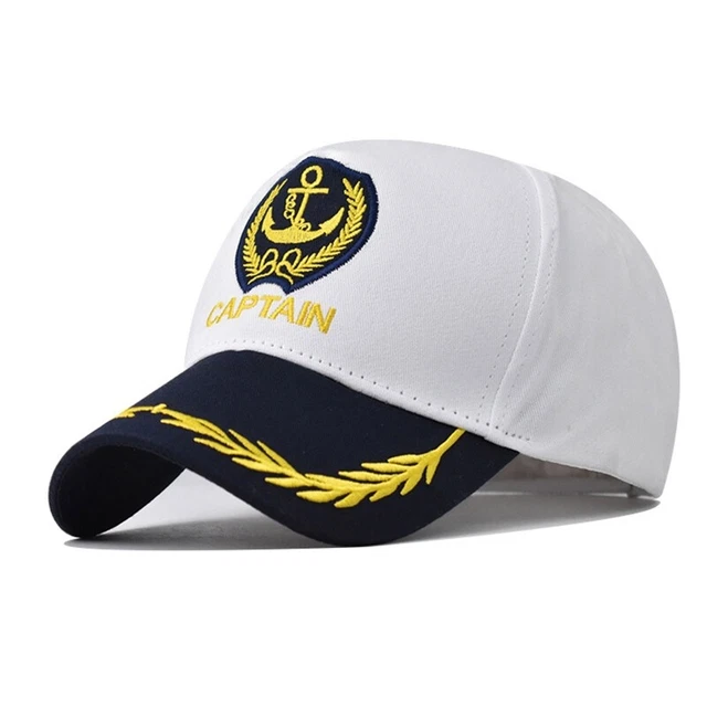 HATS SAILOR HAT Captain Navy Marine Hat Baseball Hats for Adult £6.20 ...
