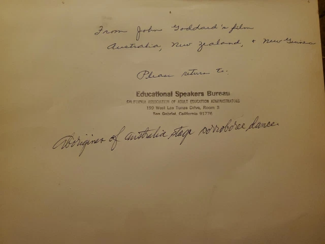 ORIGINAL PHOTOGRAPH CORROBOREE Dance Aboriginal Australia Rare John ...