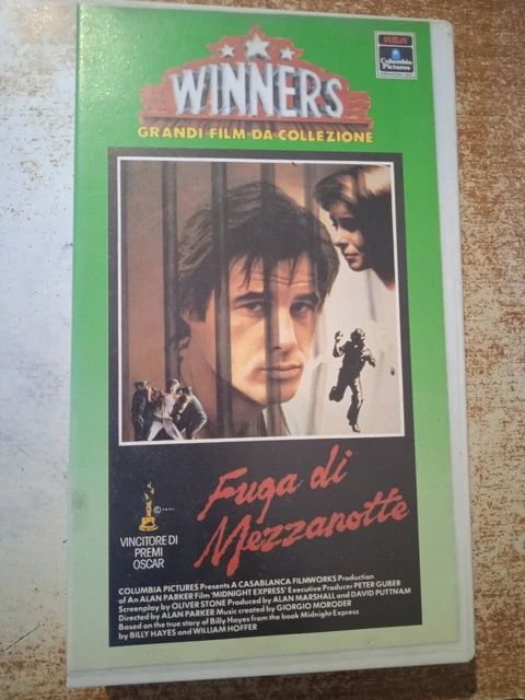 VHS FUGA DI mezzanotte Brad Davis Randy Quaid John Hurr regia di Alan ...