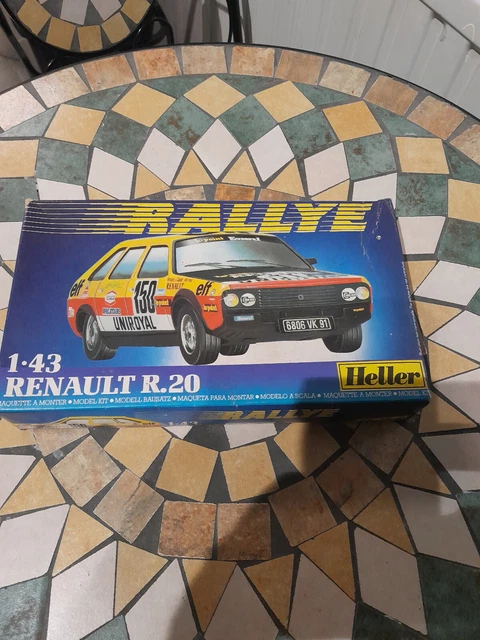 HELLER 1/43 RENAULT R.20 Rallye 20 / 30, Complete and unstarted £4.20 ...