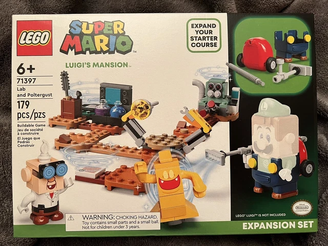 LEGO SUPER MARIO: Luigi’s Mansion Lab and Poltergust Expansion Set ...