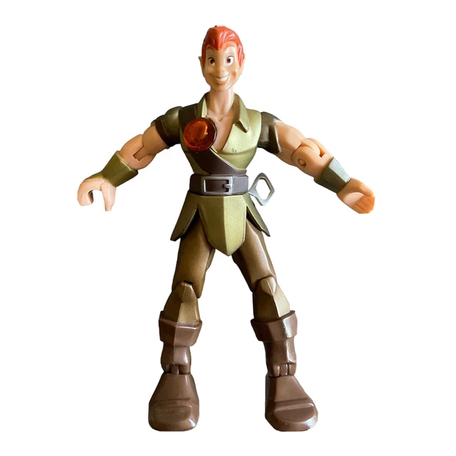 DISNEY STORE HEROES Rare Peter Pan 6" Inch Figure Light Up Feature £8. ...