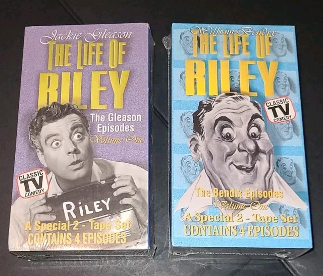 THE LIFE OF Reilly The Gleason Episodes Volumes 1-2 VHS Tapes, New and ...