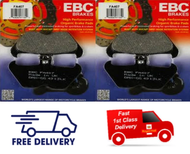 CONVIENT BMW K 1100LT/KL1100 LT 1989-1999 EBC plaquettes de frein avant ...