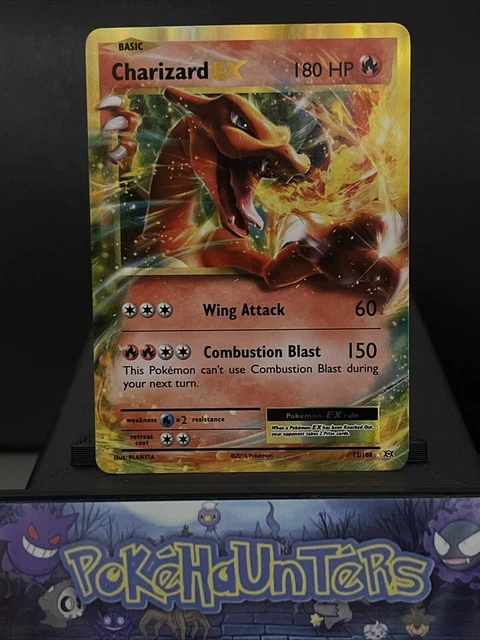 POKEMON CARD CHARIZARD EX 12/108 XY Evolutions Half Art Rare Near Mint ...