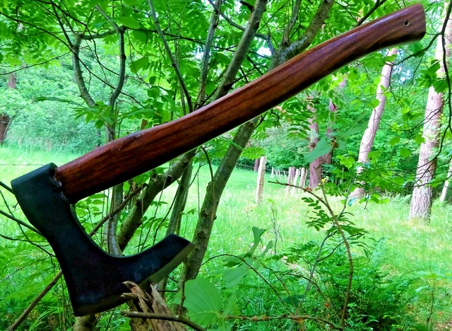 AXT-BEIL-HANDAXT-WIKINGER-MITTELALTER-OUTDOOR-CAMPING-STREITAXT-BARTAXT- (701) EUR 54,28 ...