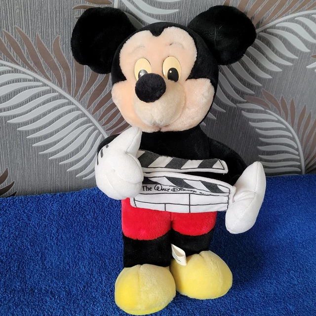 WALT DISNEY MICKEY Mouse With Clapper Board Disneyland World 14 Inches ...