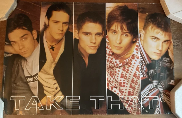 FAB VINTAGE GENUINE Athena Take That Robbie/Gary/Mark/Jason/Howard ...